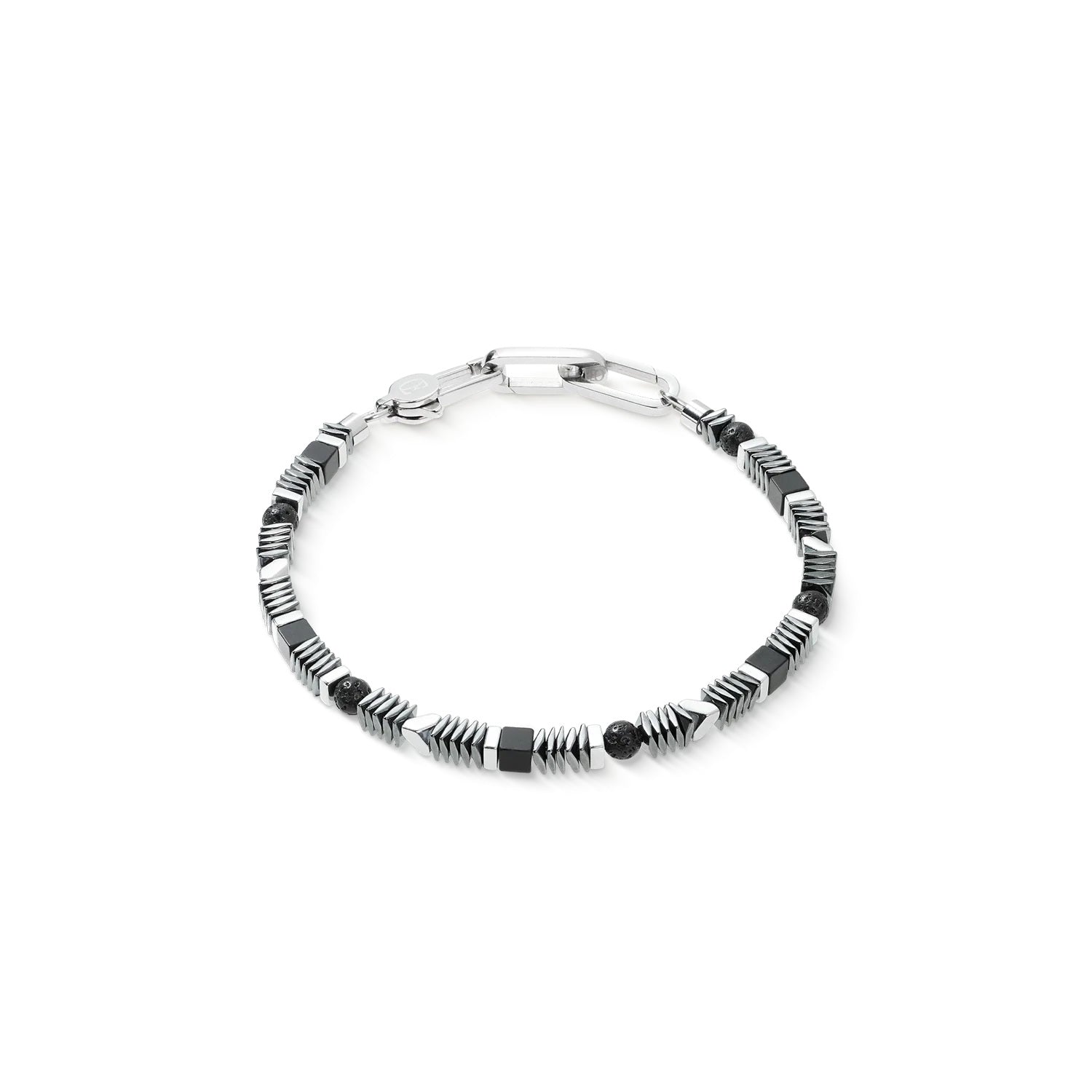 Coeur De Lion Cadence Shape Mix Men's Bracelet Black