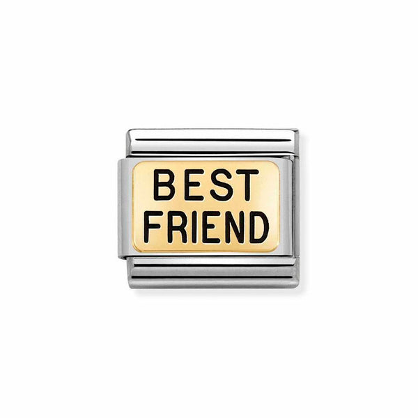 Nomination Classic Link Best Friend Charm in Gold – Striacroft Jewellers
